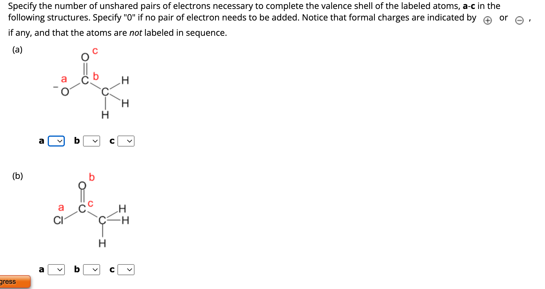 Solved Specify the number of unshared pairs of electrons | Chegg.com