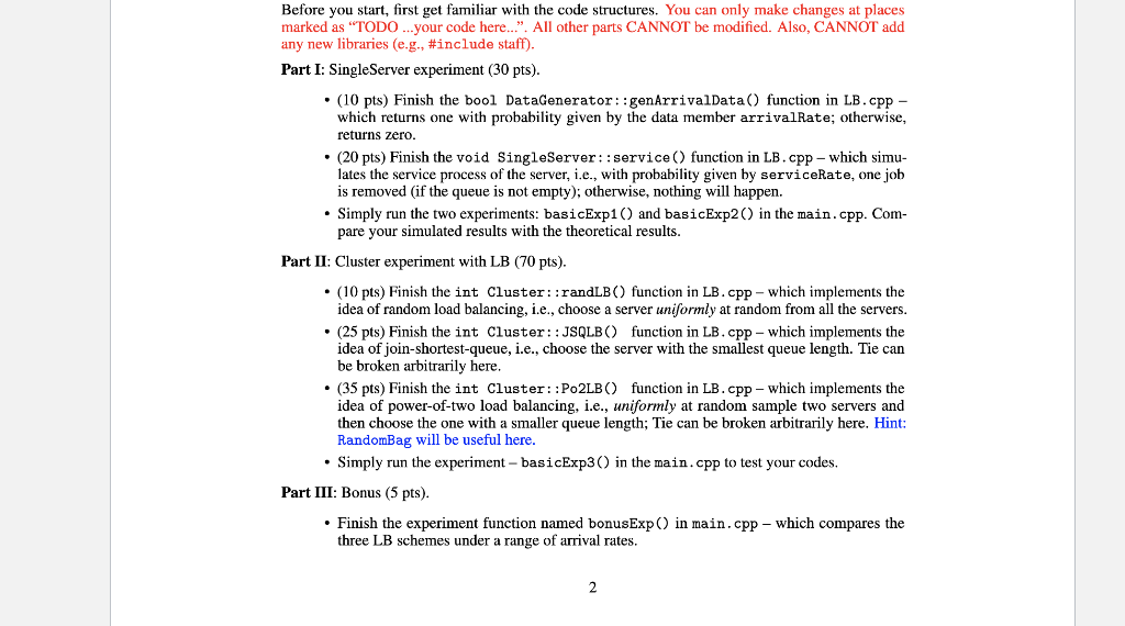 Solved Before you start, first get familiar with the code | Chegg.com