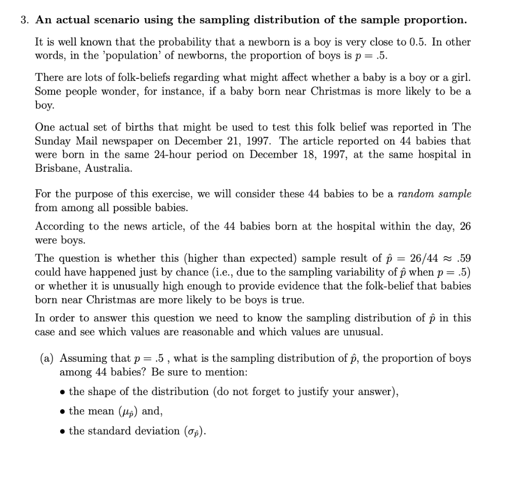 Solved 3. An actual scenario using the sampling distribution | Chegg.com Solved 3. An actual scenario using the sampling distribution | Chegg.com