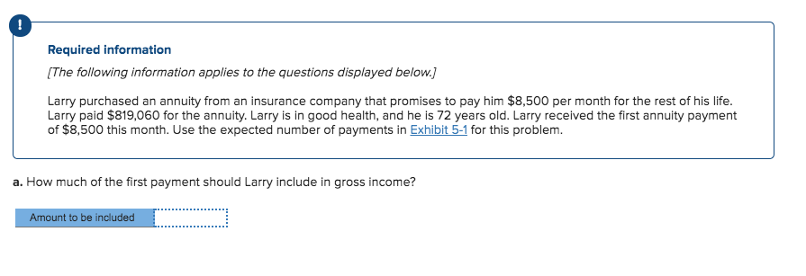 Solved EXHIBIT 5-1 Table for Expected Return Multiple for | Chegg.com