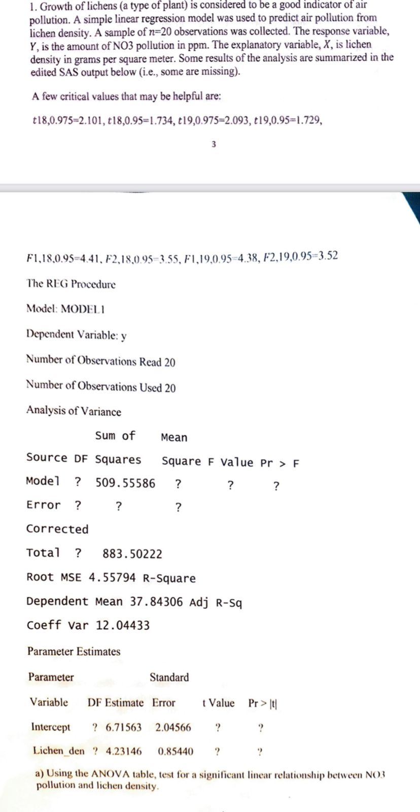 Solved how did you get the p-value without excel or a table | Chegg.com