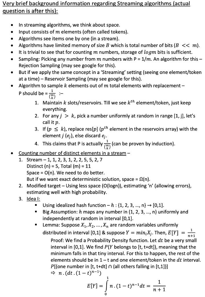 This question is related to "Morris's Algorithm" | Chegg.com
