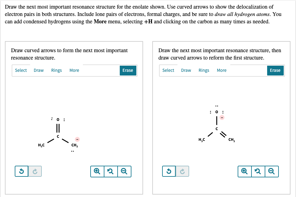 Solved Draw the next most important resonance structure for | Chegg.com