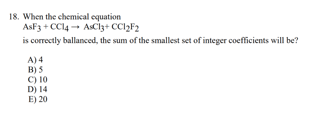 Solved the answer is C)10 but can you please explain how to | Chegg.com