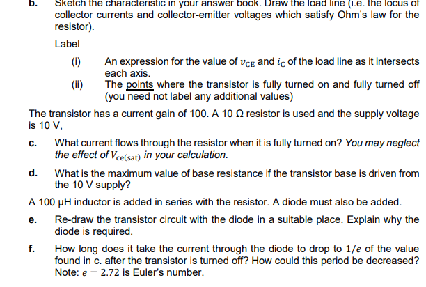 Solved 3. A bipolar junction transistor operating in | Chegg.com