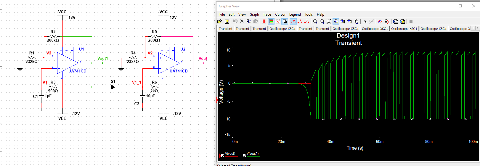 Design a two-tone oscillator which oscillates at 200 | Chegg.com