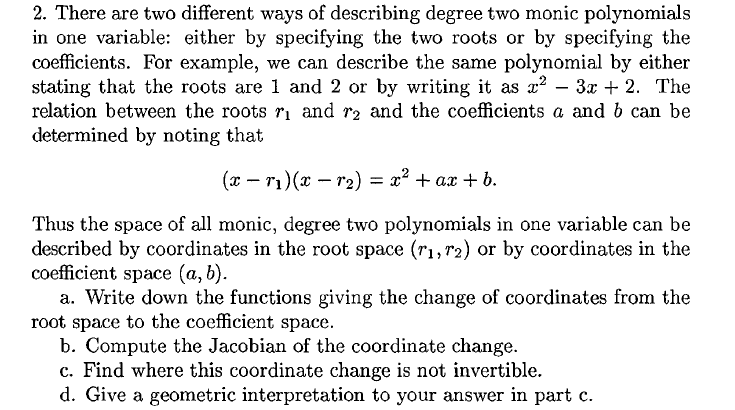 Solved 2. There are two different ways of describing degree | Chegg.com
