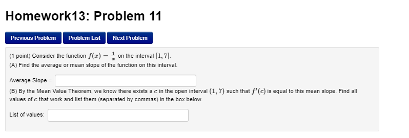 Solved Homework13 Problem 11 Previous Problem Problem List 0110