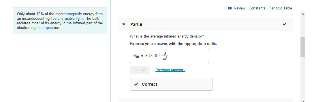 Solved A Review Constants Periodic Table Only about 10% of | Chegg.com