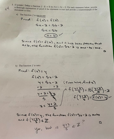 Solved 2. (5 points) Prove that if x2−4x+5 is odd, then x is | Chegg.com Solved 2. (5 points) Prove that if x2−4x+5 is odd, then x is | Chegg.com