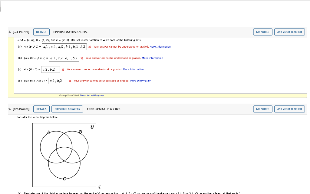 Solved 8. (-14 Points] DETAILS EPPDISCMATHS 6.1.035. MY | Chegg.com