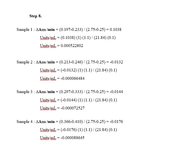 I need assistance in correcting my data calculations | Chegg.com