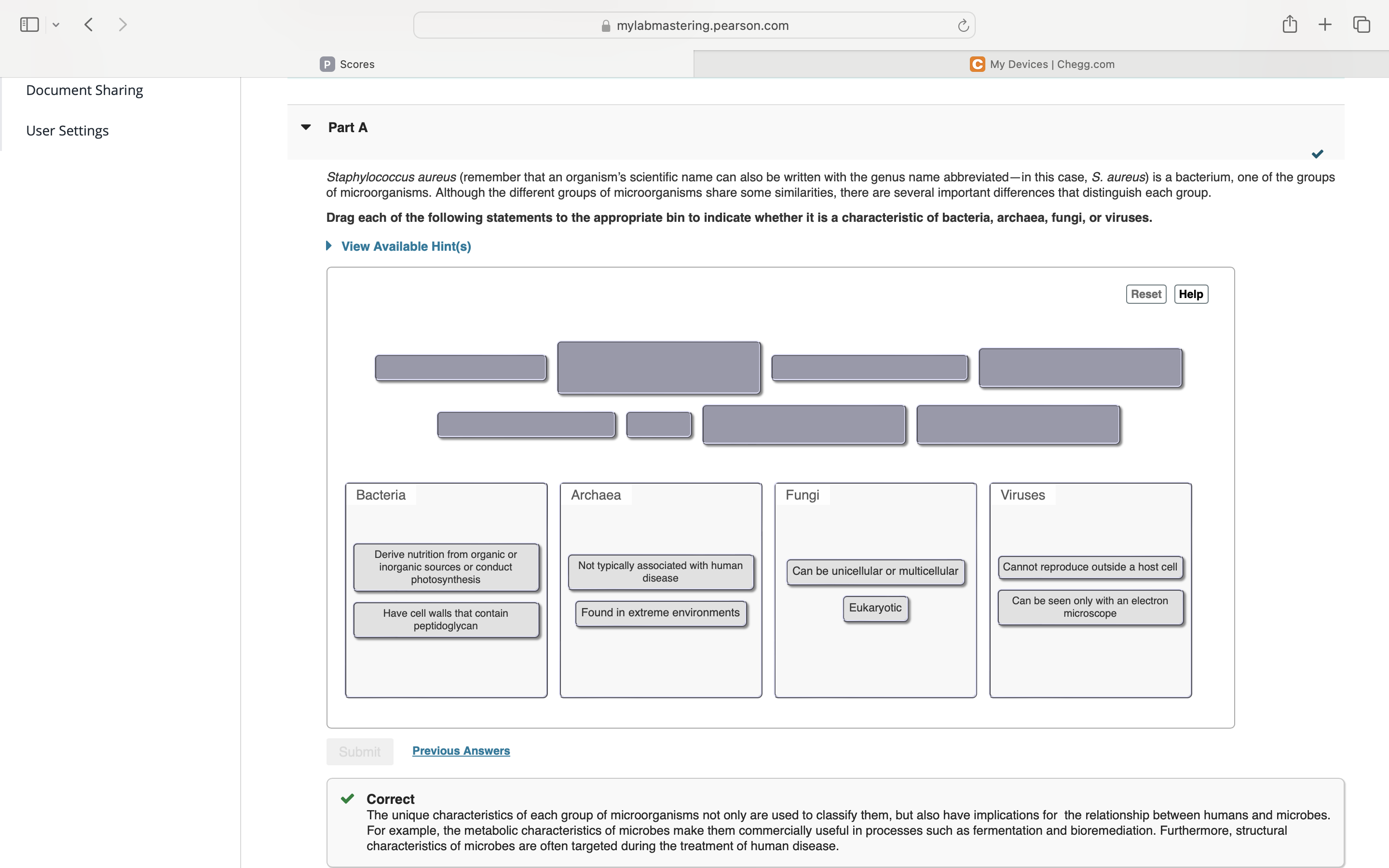 Drag each of the following statements to the | Chegg.com