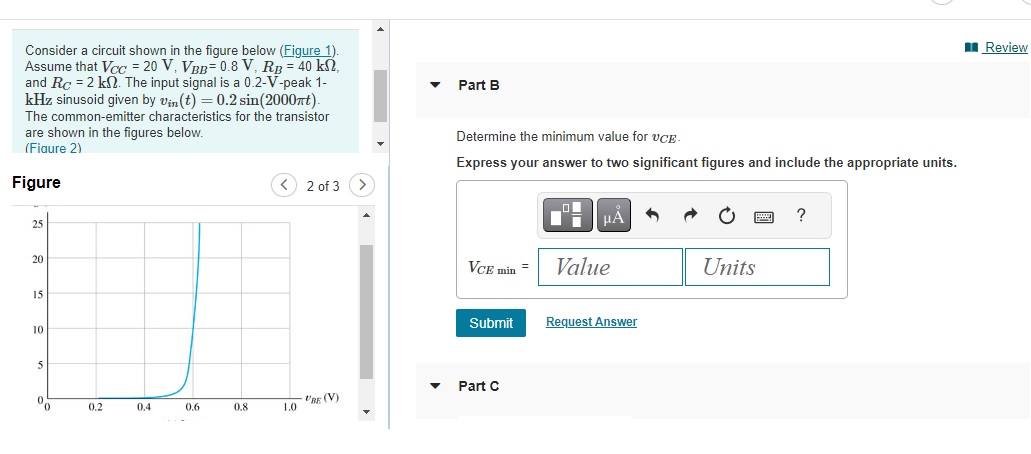 Solved solveDetermine the maximum value for VCE.Determine | Chegg.com