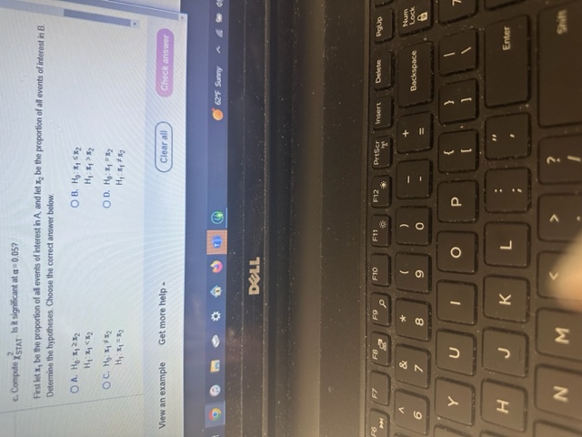 Solved c. Comprite xSTAT 2. Is it significant at a=0.05 ? | Chegg.com