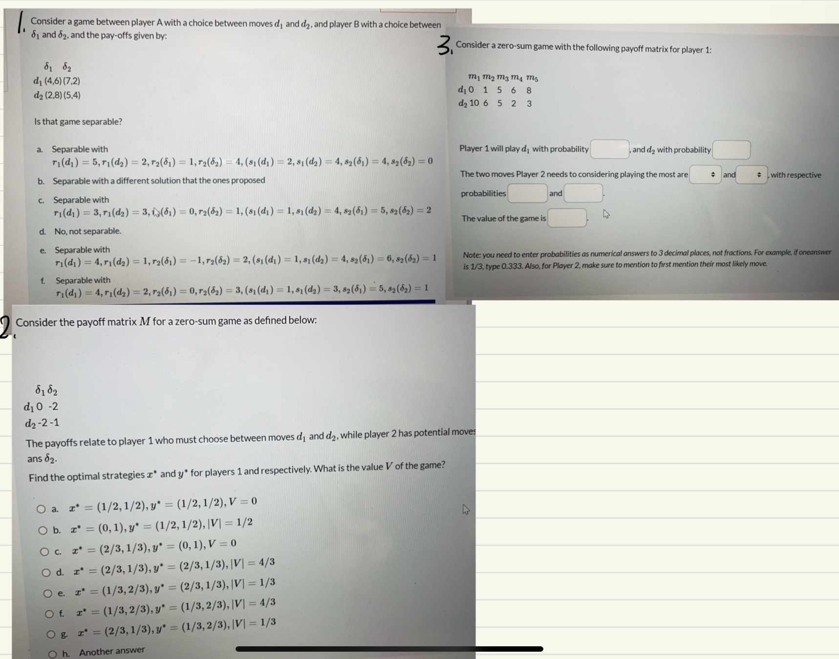 Solved Consider a game between player A with a choice | Chegg.com