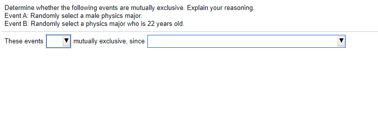 Solved Determine whether the following events are mutually | Chegg.com