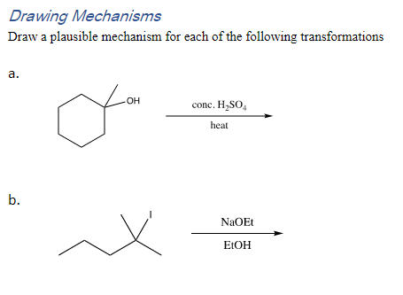 Solved Drawing Mechanisms Draw a plausible mechanism for | Chegg.com