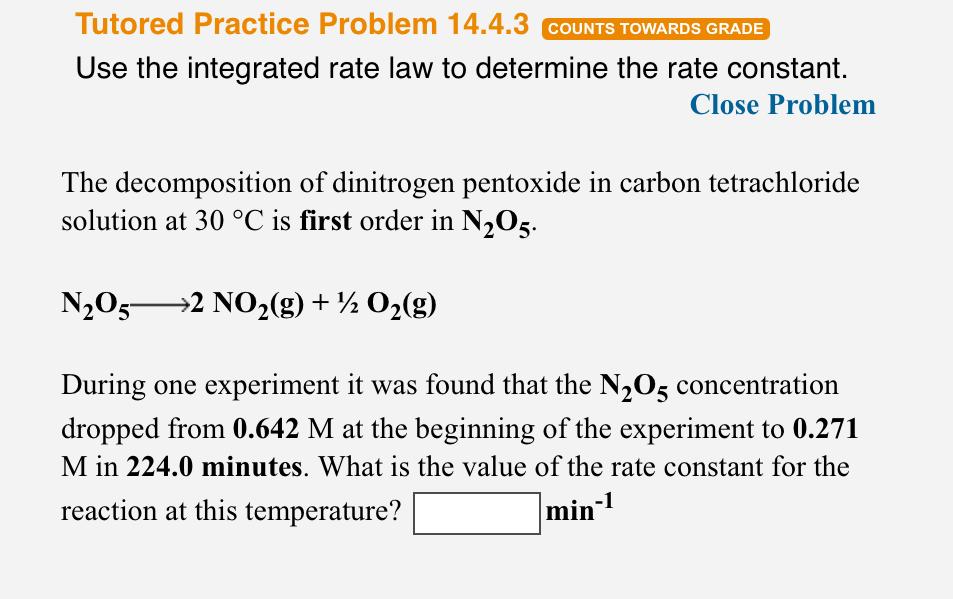 Solved Tutored Practice Problem 14 4 3 Counts Towards Grade