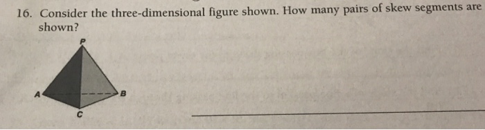 Solved Consider the three-dimensional figure shown. How many | Chegg.com