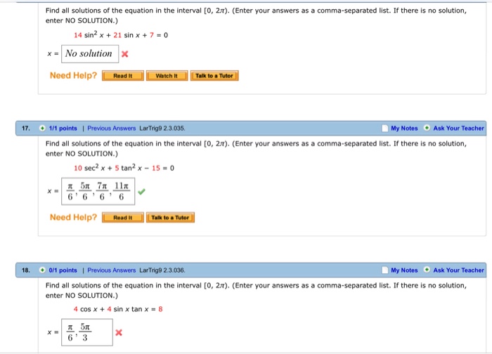 Solve The Equation On Interval 0 X 2pi - Tessshebaylo Solve The Equation On Interval 0 X 2pi - Tessshebaylo