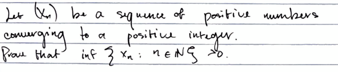 Solved Let (xn) be a syunce of positive numbers converging | Chegg.com