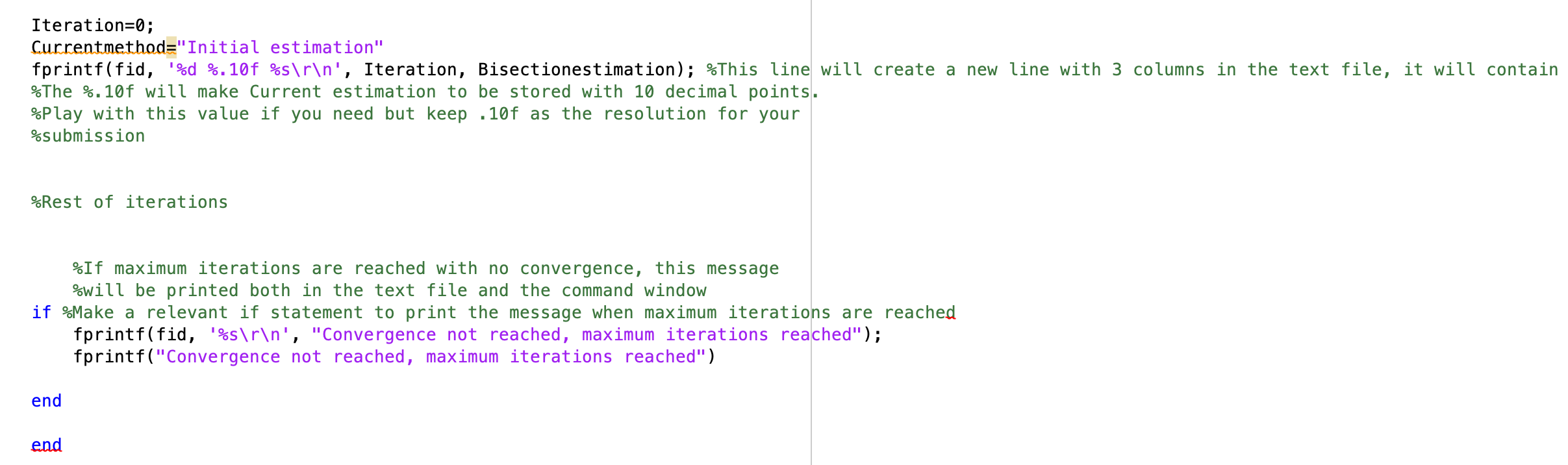 2.2 Development of Bisection method [1 Mark] Develop | Chegg.com