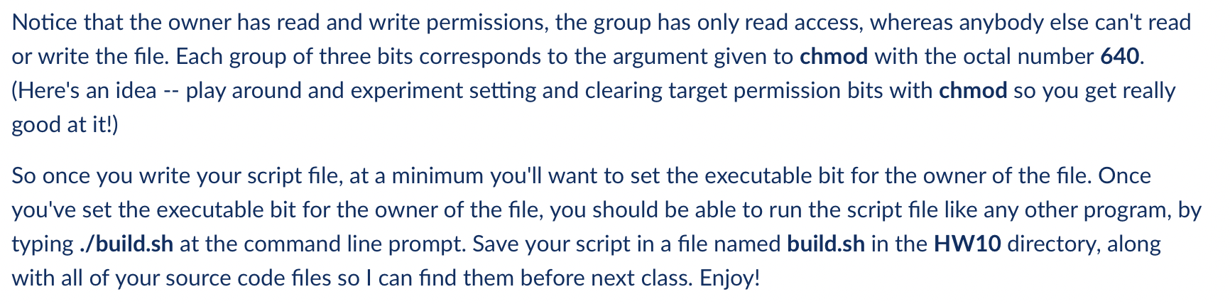 Solved HW10: Multi-Module Build with a Shell Script a Due | Chegg.com