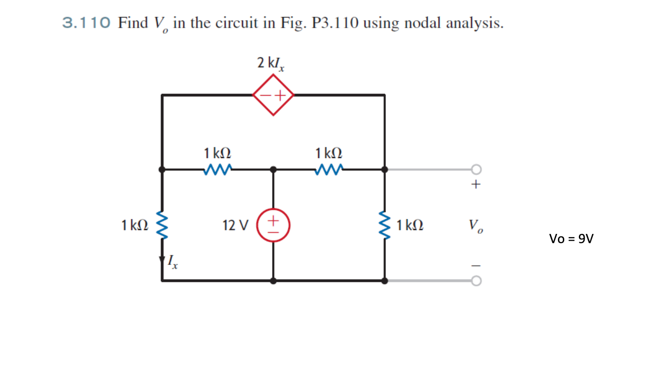 Solved 382 Use Loop Analysis To Find V In The Circuit In 