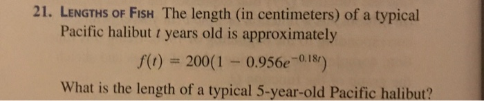 Solved 21. LENGTHS OF FISH The length (in centimeters) of a | Chegg.com
