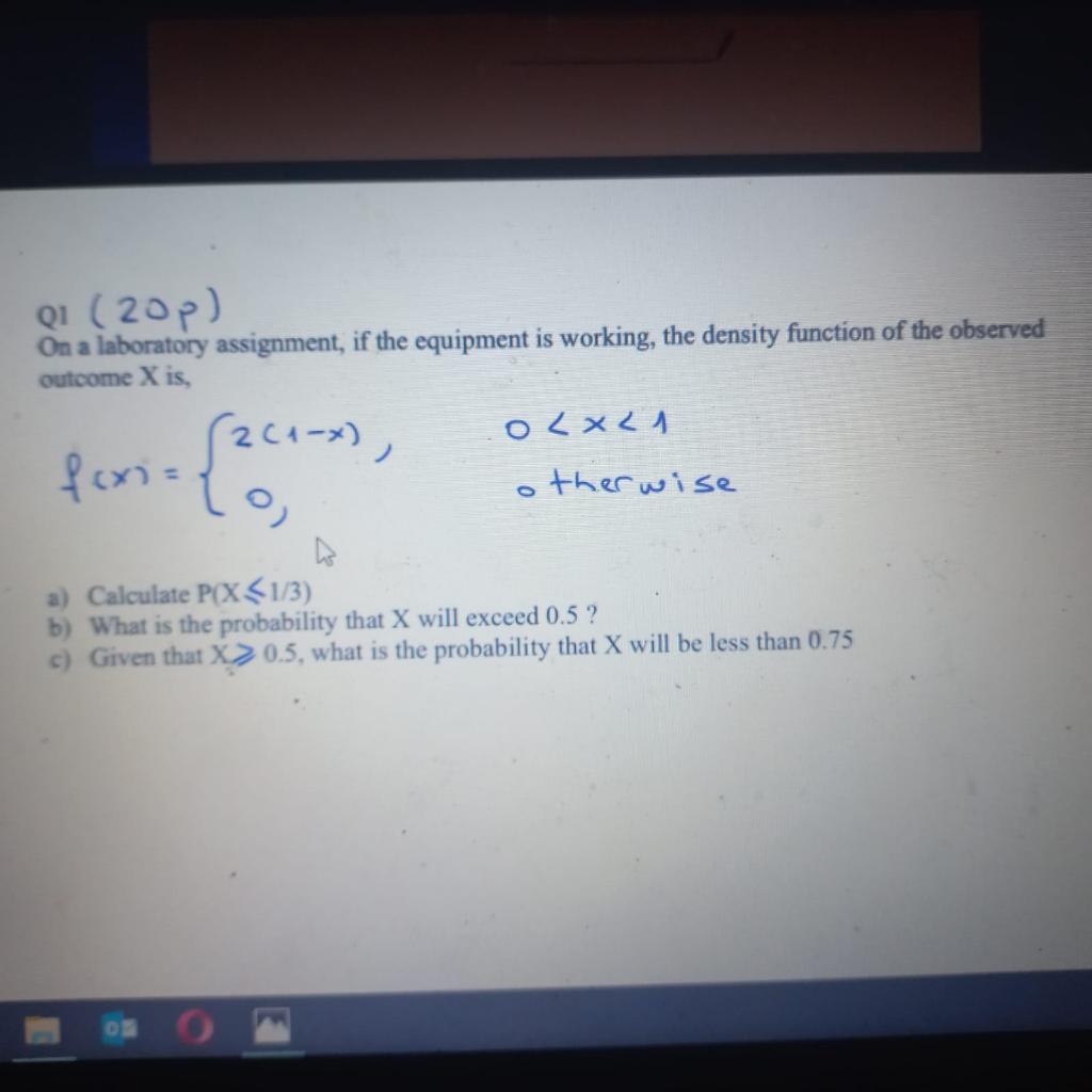 Solved Q1(20p) On a laboratory assignment, if the equipment | Chegg.com
