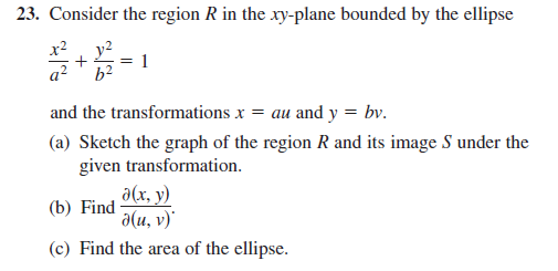 Solved 23. Consider the region R in the xy-plane bounded by | Chegg.com