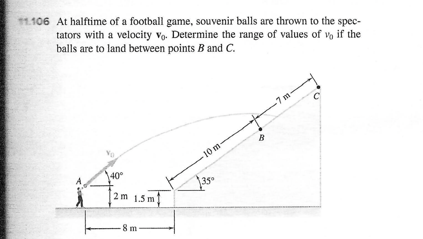 Solved 106 At halftime of a football game, souvenir balls | Chegg.com