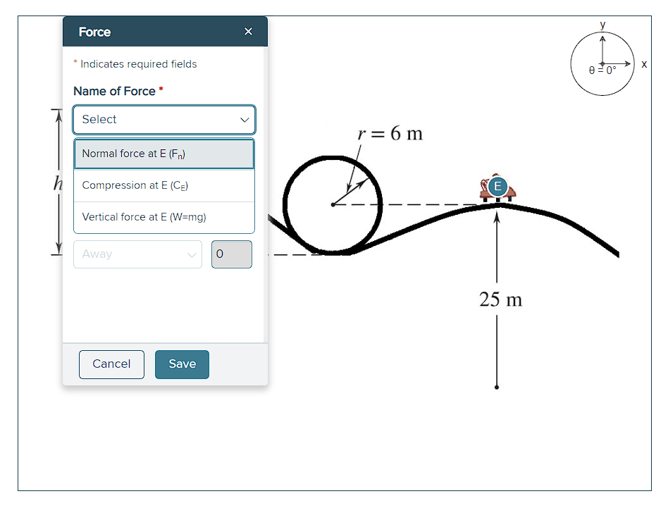 Solved Force × * Indicates required fields Name of Force | Chegg.com