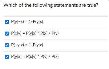 Solved Which of the following statements are true? | Chegg.com