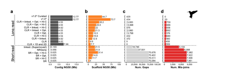 Solved Contig NG50 and Scaffold NG50 varies for the | Chegg.com
