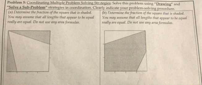 Problem 5: Coordinating Multiple Problem Solving | Chegg.com