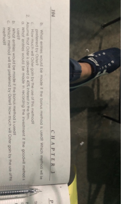 VI-Comparison of Bonus and Revaluation/Goodwill | Chegg.com