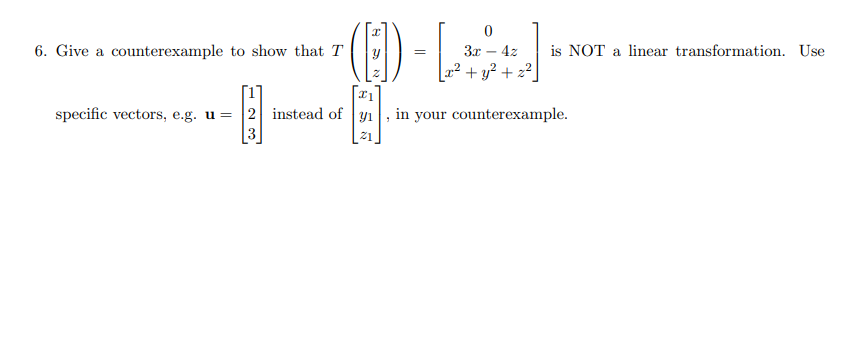Solved 6. Give a counterexample to show that | Chegg.com