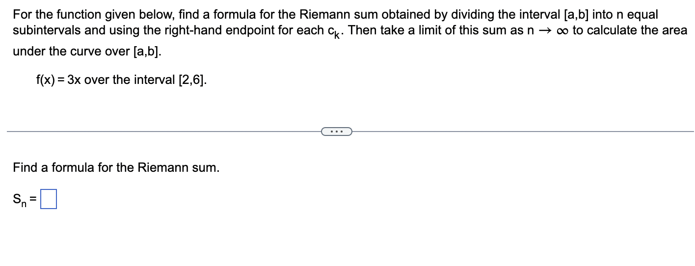 Solved For the function given below, find a formula for the | Chegg.com