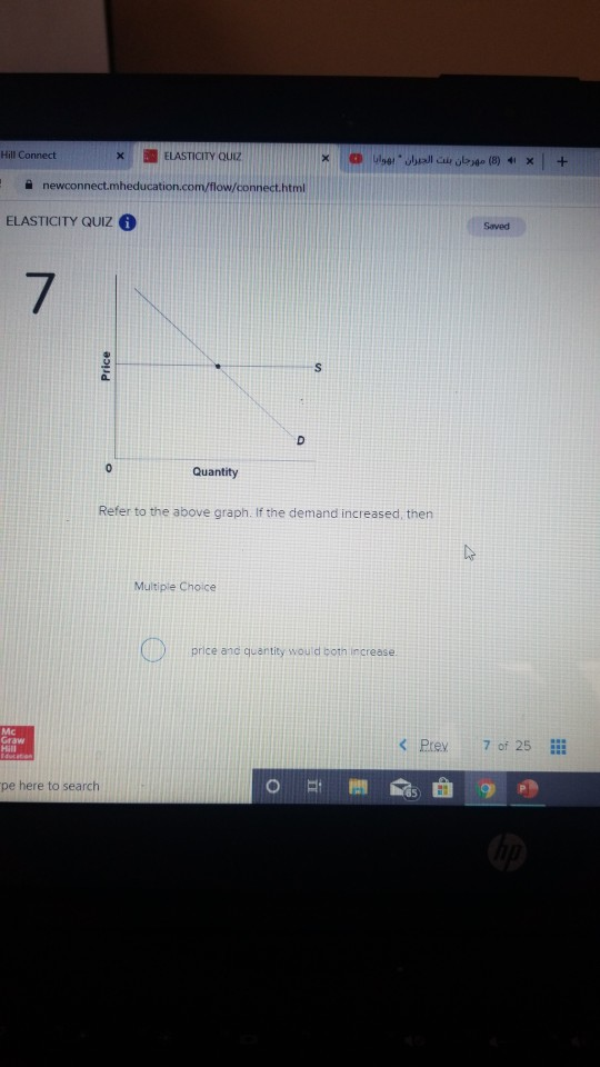 Solved: Hill Connect ELASTICITY QUIZ Le Balloob (8) 4X + #... | Chegg.com