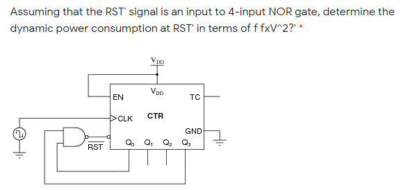 Assuming that the RST' signal is an input to 4-input | Chegg.com
