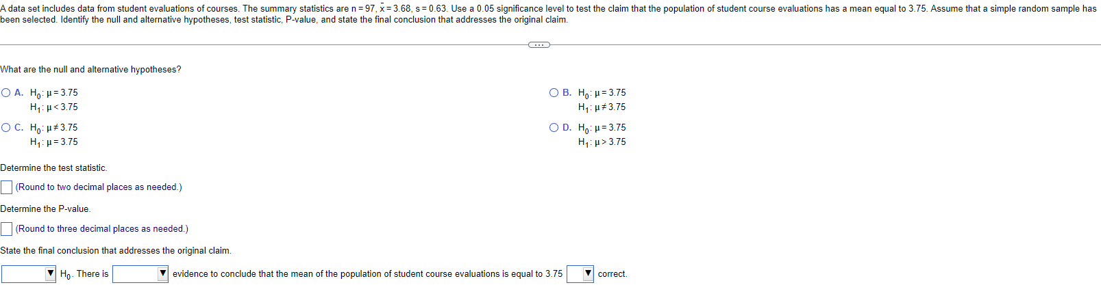 Solved been selected. Identify the null and alternative | Chegg.com