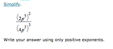 Solved Simplify. (200) (403) Write your answer using only | Chegg.com