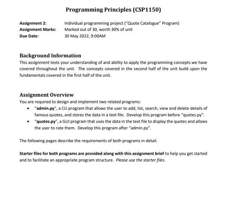 Solved Background Information This assignment tests your | Chegg.com