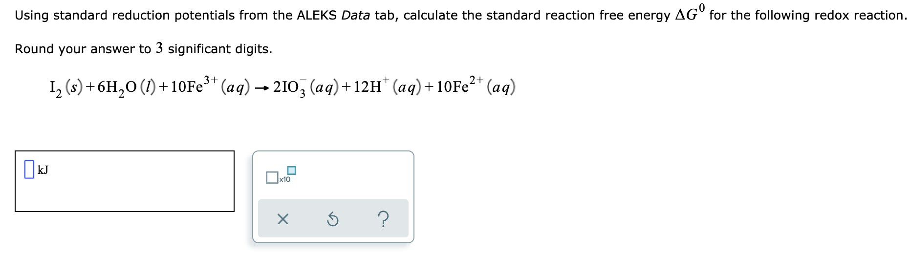Solved Using standard reduction potentials from the ALEKS | Chegg.com
