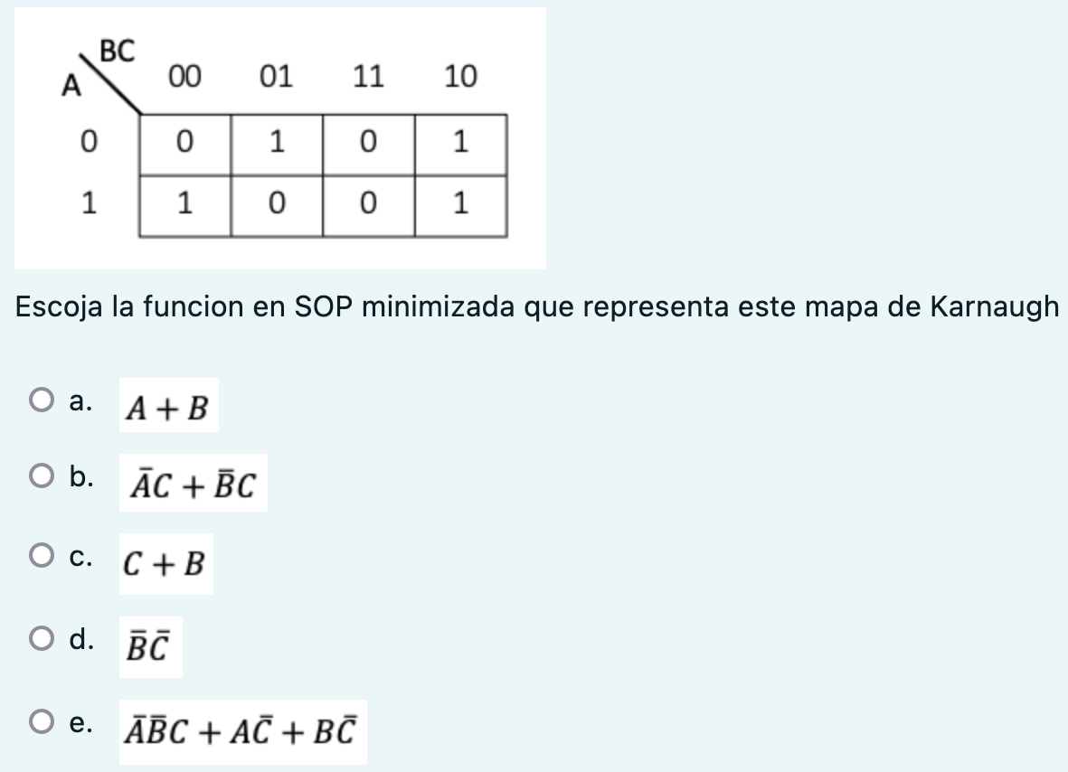 Solved INSTRUCTIONS IN ENGLISH: Choose the function in | Chegg.com