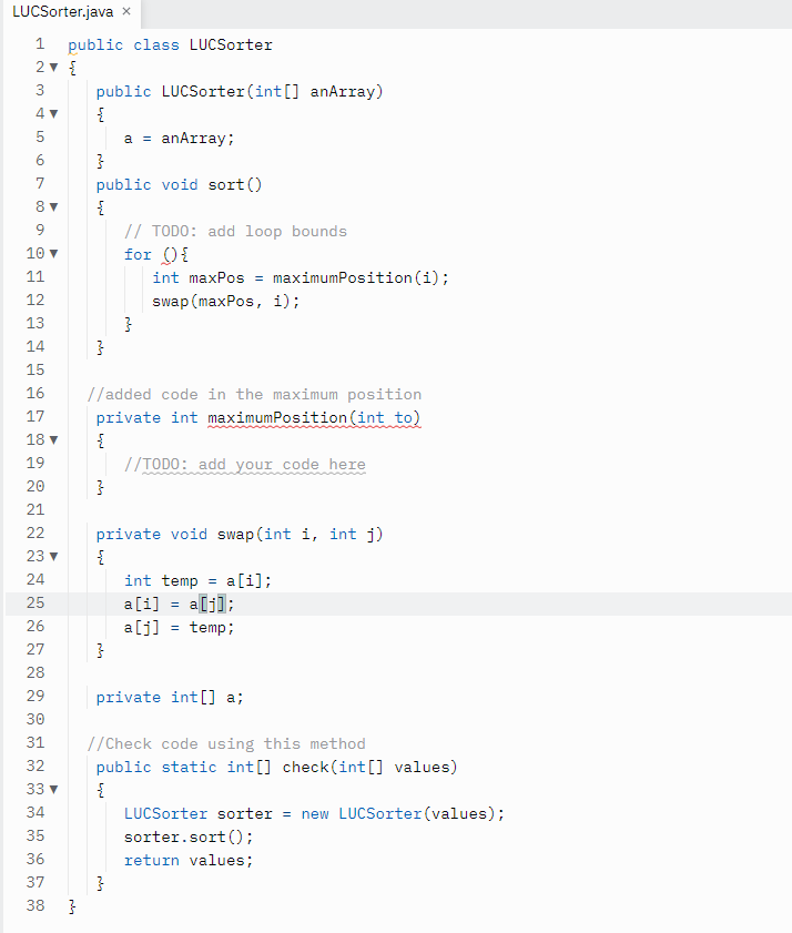 Solved 1. Sorting (Advanced) 1 (25 points) - Modify the | Chegg.com