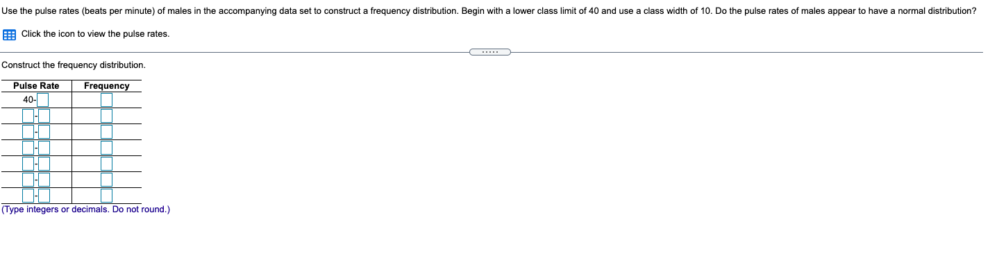 Solved O Refer to the table to the right summarizing | Chegg.com