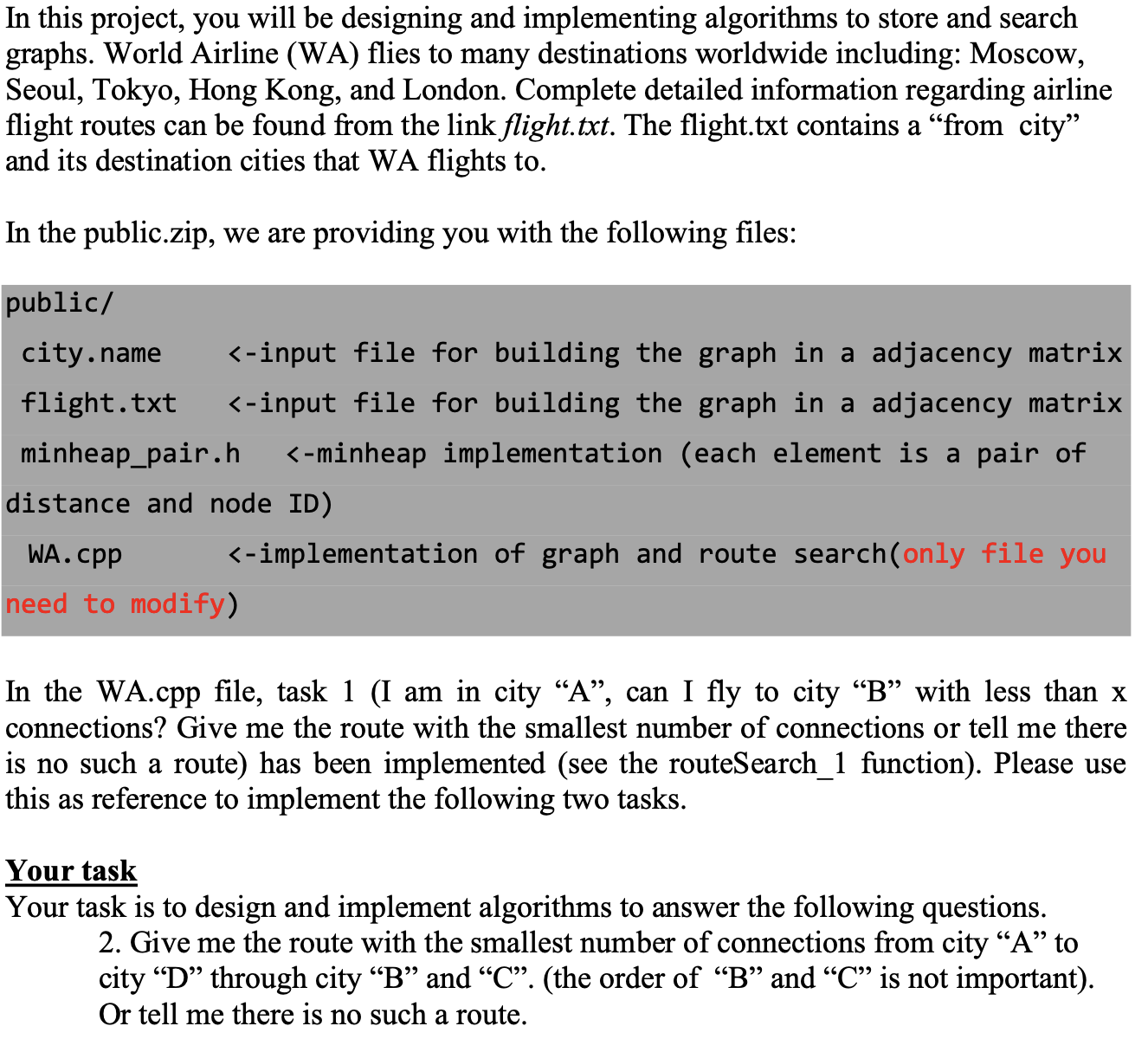Solved In this project, you will be designing and | Chegg.com